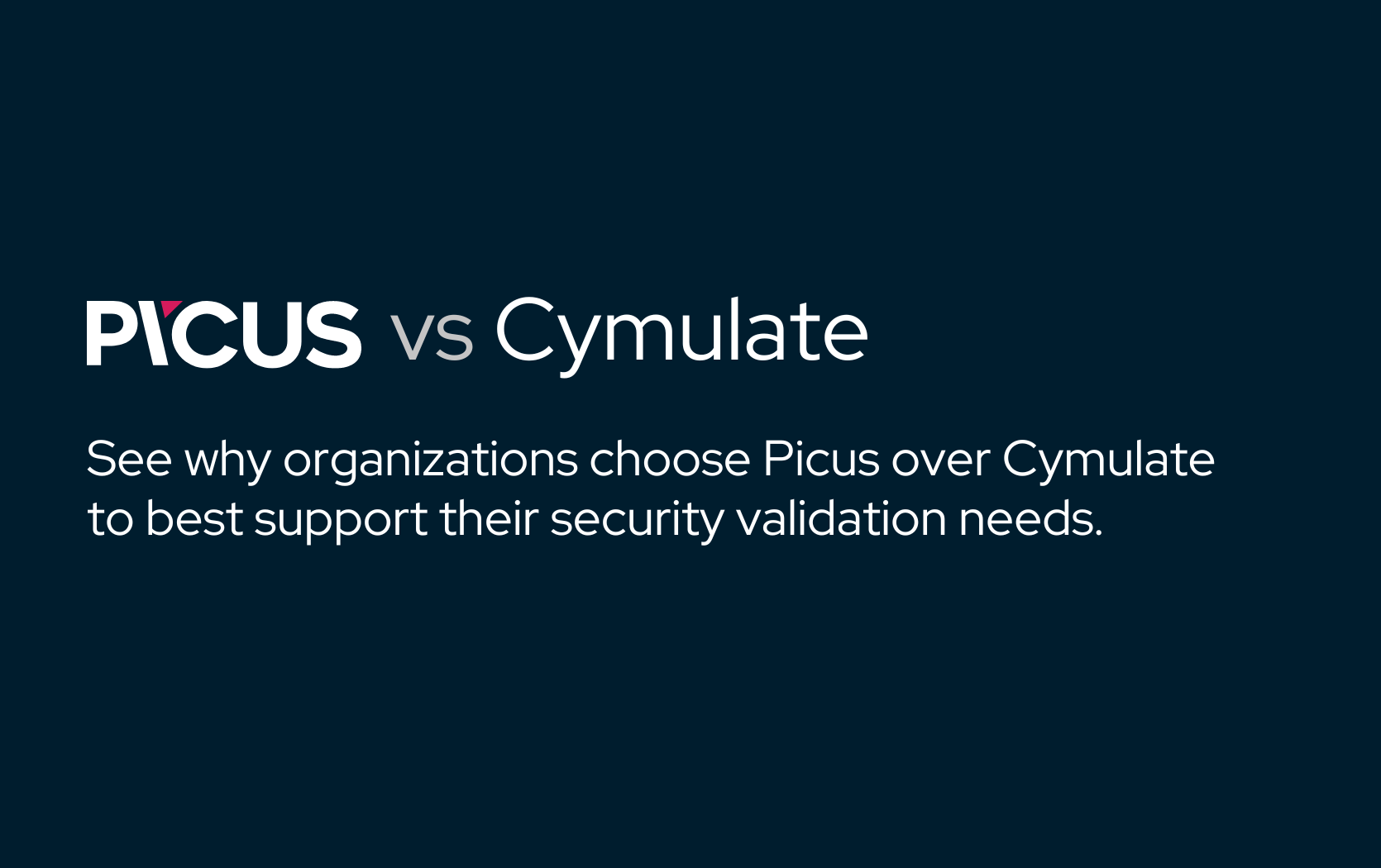 Picus vs Cymulate